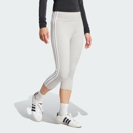 adidas originals Leggings 'Adicolor' Damen Größe XXS hellgrau / weiß