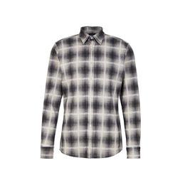 JOOP! Jeans Hemd 'Hanson' Herren Größe L beige / anthrazit / weiß