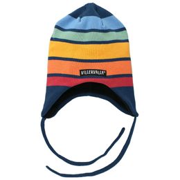 Villervalla Mütze Jungen Größe 48/50 hellblau / dunkelblau / gelb / orange