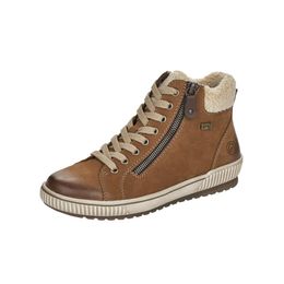 Remonte Stiefelette Damen Gr&ouml;&szlig;e 43 beige / kastanienbraun Winterschuhe