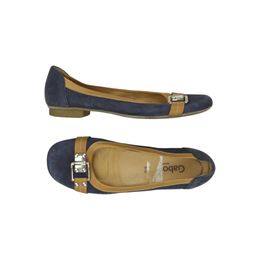 Gabor Ballerina Damen Größe 39.5 Second Hand blau