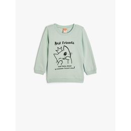 KOTON Sweatshirt girl Green size 98/104