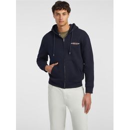Guess Jeans Zip-Up Hoodie male Blue size XS
