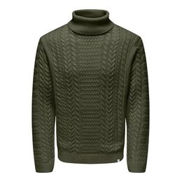 Only & Sons Only & Sons Sweater 'FLETCHER' male Green size L