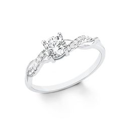 s.Oliver Ring Damen Gr&ouml;&szlig;e 53/54 silber / transparent