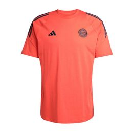 FC Bayern M&uuml;nchen FC BAYERN M&Uuml;NCHEN T-Shirt 'Away Teamline' Herren Gr&ouml;&szlig;e L orange / schwarz