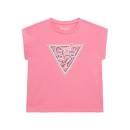 Guess T-Shirt M&auml;dchen Gr&ouml;&szlig;e 170 hellblau / rosa / wei&szlig;