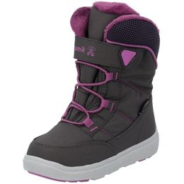 Kamik Boots 'Stance 2' Jungen Gr&ouml;&szlig;e 31 dunkelgrau / lila / wei&szlig;