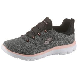 Skechers Slip-On Damen Gr&ouml;&szlig;e 35 altrosa / schwarzmeliert