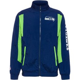 Fanatics Trainingsjacke 'Seattle Seahawks' Herren Gr&ouml;&szlig;e M blau / gr&uuml;n / wei&szlig;