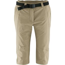 Maier Sports Short ' Da-Capri el. - Kluane ' Damen Gr&ouml;&szlig;e 46 beige