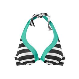 Kangaroos Bikinitop 'Anita' Damen Gr&ouml;&szlig;e 70 mint / schwarz / wei&szlig;