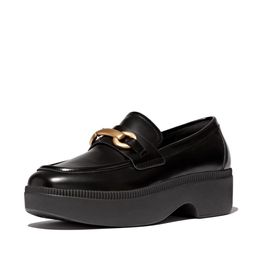 fitflop Slipper Damen Größe 41 gold / schwarz