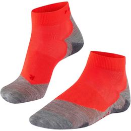 Falke Laufsocken 'RU5 ' Herren Gr&ouml;&szlig;e 44/45 grau / orangerot