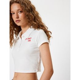 KOTON Shirt female Beige size XXS