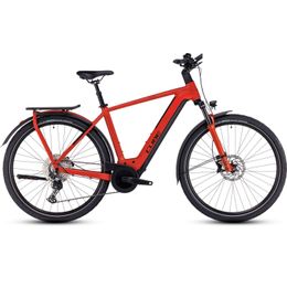 Cube Kathmandu Hybrid EXC 750 | Gr. L | Aluminium E-Trekkingbike Rot