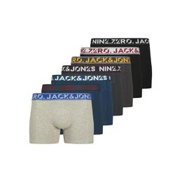 Jack & Jones JACK & JONES Boxershorts 'JACCOLTON' Herren Größe S navy / anthrazit / graumeliert / schwarz