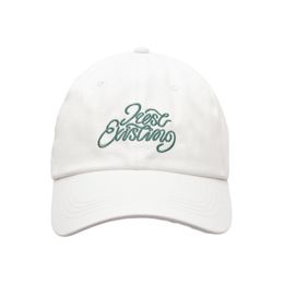 Pull&Bear Pull&bear Cap 'JUST EXISTING' Damen Gr&ouml;&szlig;e 55/60 gr&uuml;n / wei&szlig;