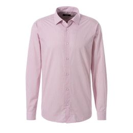 H.I.S. H.I.S Hemd Herren Größe S navy / pink / weiß