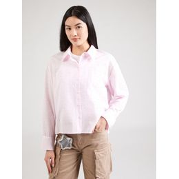 Only Bluse 'ONLJULIE' Damen Gr&ouml;&szlig;e L rosa / wei&szlig;