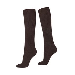 CALZEDONIA Socken Damen Gr&ouml;&szlig;e 36/41 dunkelbraun