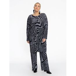 Yoek Tunika Damen Gr&ouml;&szlig;e XXL/XXXL grau / schwarz