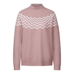 Street One Pullover Damen Größe M pink / weiß