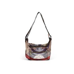 Gattinoni Schultertasche Damen Größe One Size beige / grau / rot / weiß