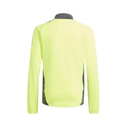 adidas Performance Funktionsshirt Jungen Gr&ouml;&szlig;e 152 limone / dunkelgrau / schwarz