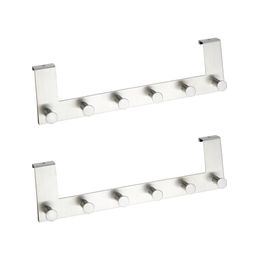 Wenko Türgarderobe 'Celano' Herren Größe B: 39cm x H: 11cm x T: 5.5cm silber