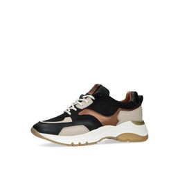 Manfield Sneaker Damen Gr&ouml;&szlig;e 42 beige / bronze / schwarz