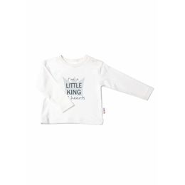Liliput Langarmshirt 'Little King' Jungen Gr&ouml;&szlig;e 50/56 ecru