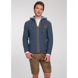 Spieth & Wensky Spieth & Wensky Strickjacke 'Dakar' Herren Gr&ouml;&szlig;e L taubenblau / braun