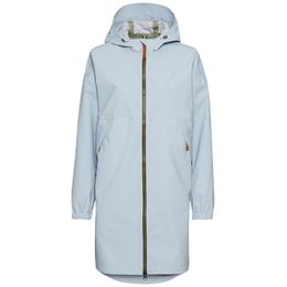 Camel Active leichter teXXXactive Funktionsmantel aus recyceltem Polyester Damen Größe L hellblau