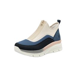 Rieker Sneaker Damen Gr&ouml;&szlig;e 36 beige / enzian / schwarz / offwhite