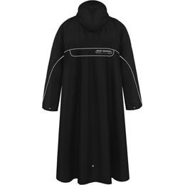 Normani Regenponcho 'Tutunendo' Damen Gr&ouml;&szlig;e M/L schwarz / wei&szlig;