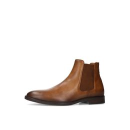 Manfield Chelsea-Boots Herren Gr&ouml;&szlig;e 46 cognac