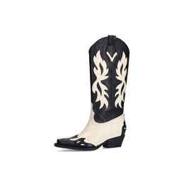 Sacha London Sacha Cowboy Boots female Black, White size 36