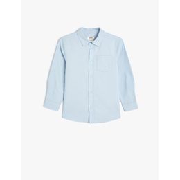 KOTON Button Up Shirt boy Blue size 158/164