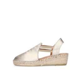 Manfield Espadrilles Damen Gr&ouml;&szlig;e 38 gold