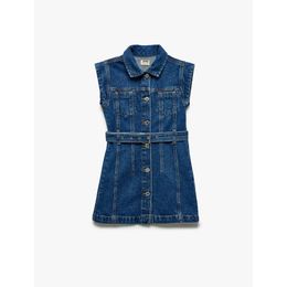 KOTON Kleid M&auml;dchen Gr&ouml;&szlig;e 122/128 blue denim