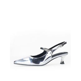 Manfield Slingback Pumps female Silver size 41