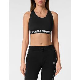 Plein Sport Sport-BH Damen Gr&ouml;&szlig;e XS schwarz / wei&szlig;