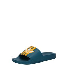 adidas originals Pantolette 'Adilette' Damen Größe 47/47.5 safran / petrol / weiß