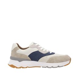 Rieker Sport Sneaker Herren Gr&ouml;&szlig;e 47 creme / sand / dunkelblau