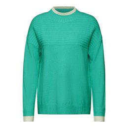 Cecil Pullover Damen Gr&ouml;&szlig;e XS jade / offwhite