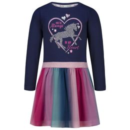 SALT & PEPPER SALT AND PEPPER Kleid M&auml;dchen Gr&ouml;&szlig;e 104/110 dunkelblau