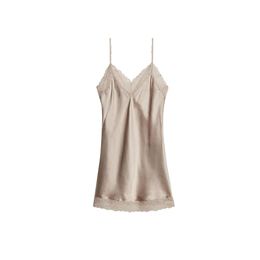 Intimissimi Silk Slip with Lace Damen Gr&ouml;&szlig;e 38 beige