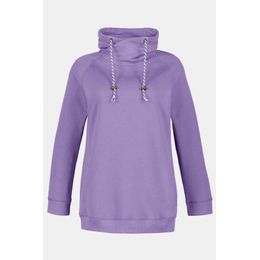 Ulla Popken Sweatshirt Damen Gr&ouml;&szlig;e 7XL/8XL flieder