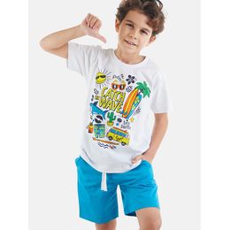 Denokids Set 'Vacation' Jungen Gr&ouml;&szlig;e 116 wei&szlig;